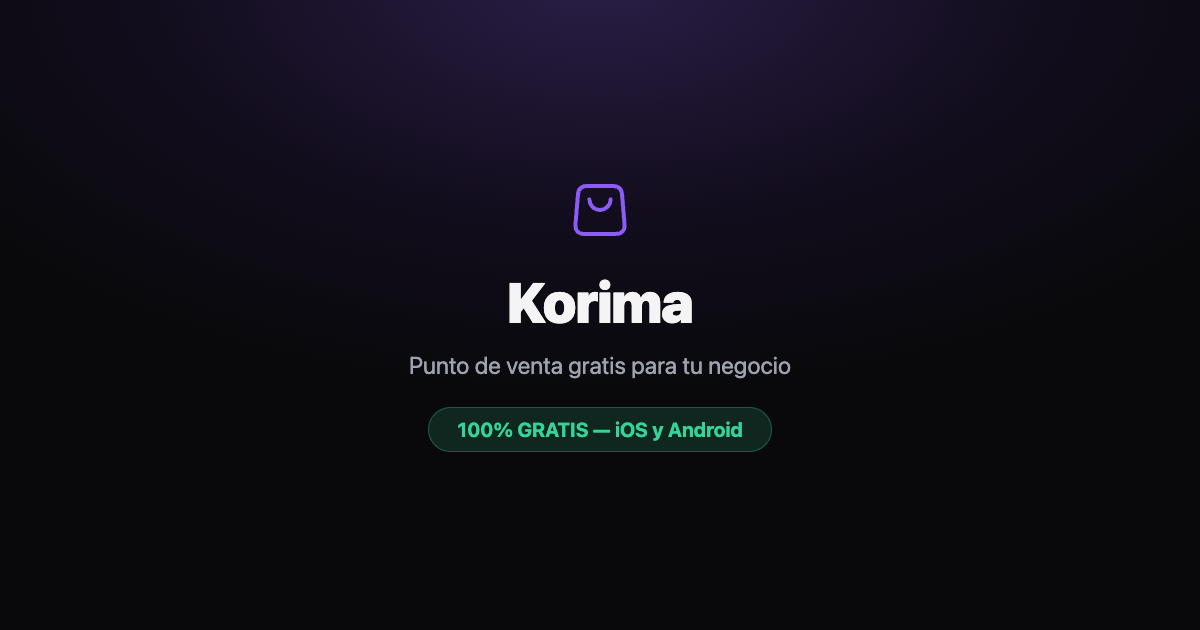 Korima POS - Punto de venta gratis | App de ventas, inventario y ...